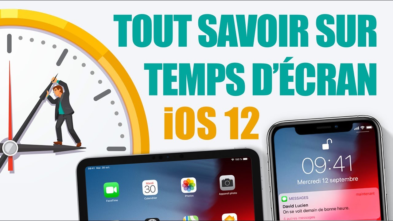 Tout savoir sur la fonction "Temps d'écran" sur iPhone et iPad - YouTube