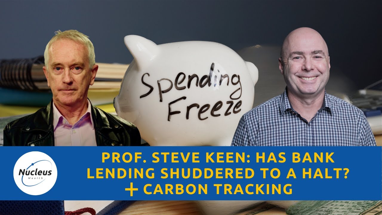 Prof. Steve Keen: Has Bank Lending Shuddered To A Halt? + CO2 Tracking ...
