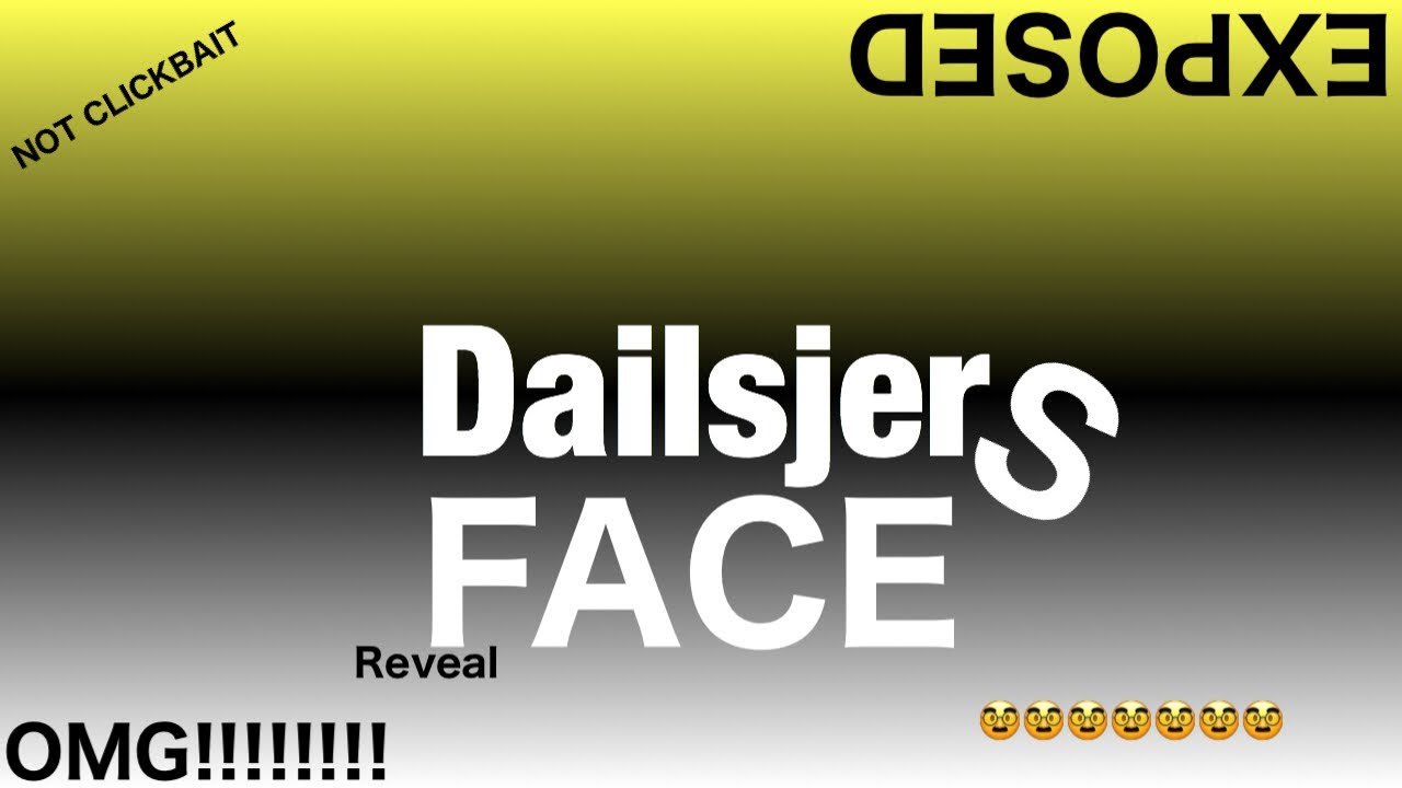 My REAL face reveal (read disc) - YouTube