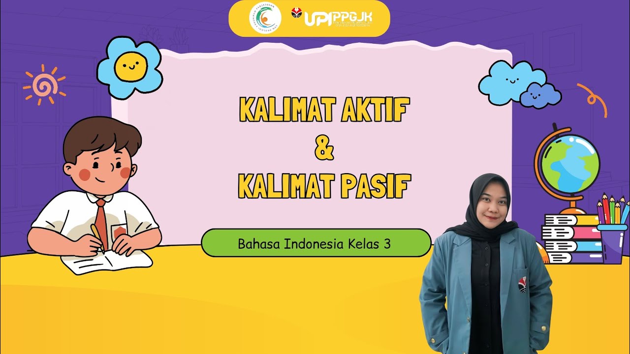 Kalimat Aktif dan Kalimat Pasif | Bahasa Indonesia | Kelas 3 SD - YouTube