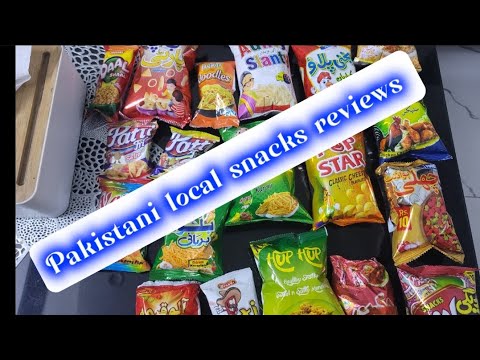 Pakistani local snacks reviews || life with jabeen - YouTube