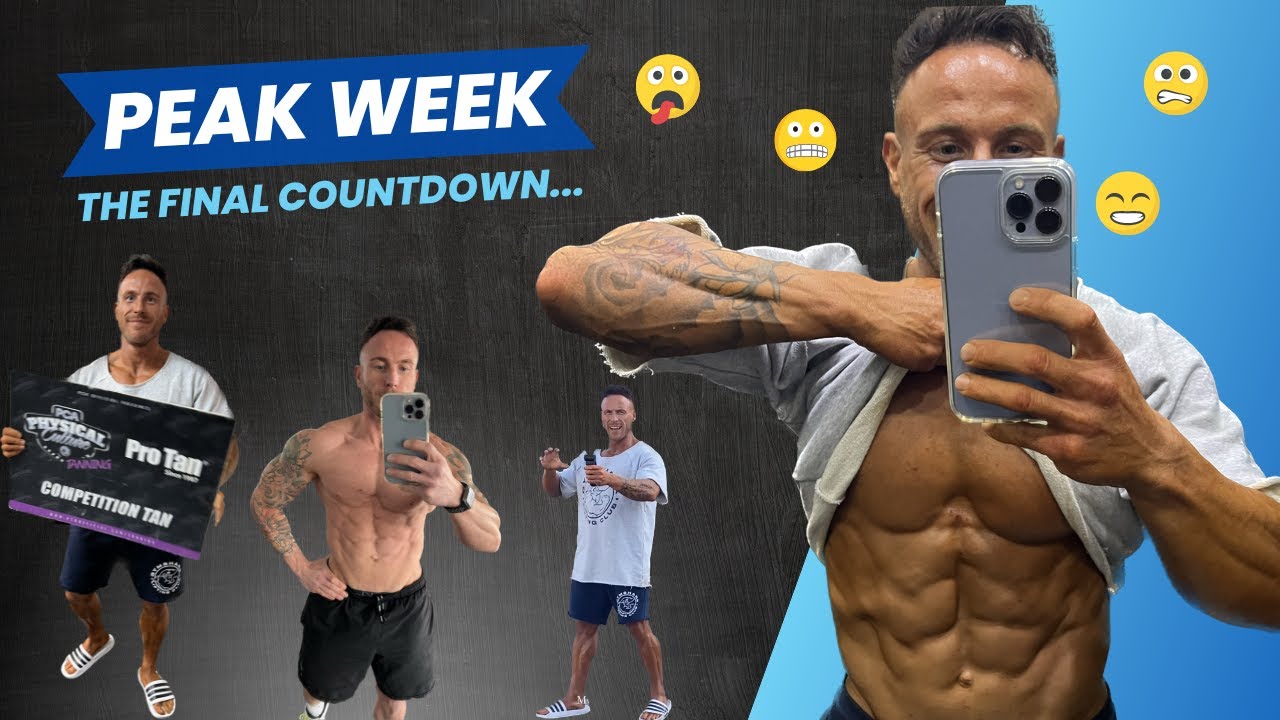 My Debut PCA Men's Physique Competition Peak Week | Ep.2 - YouTube