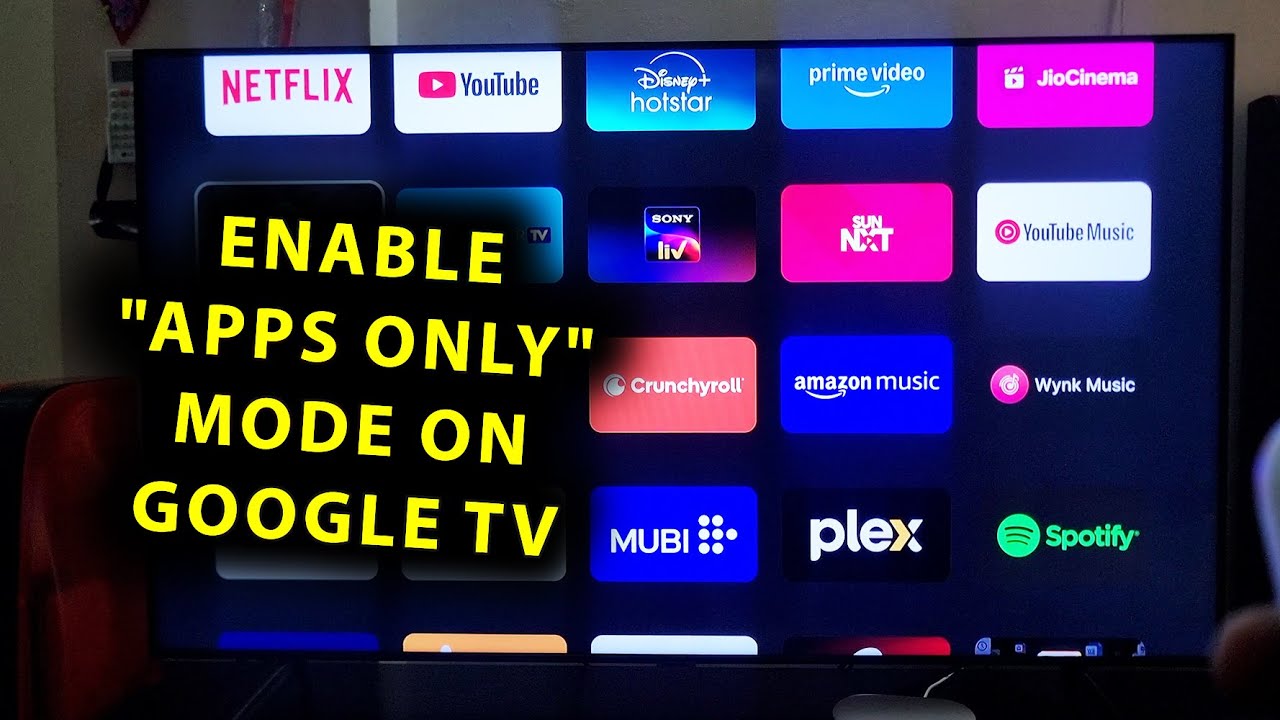 How To Enable & Disable “Apps Only” Mode On Google TV Streamer 4K ...