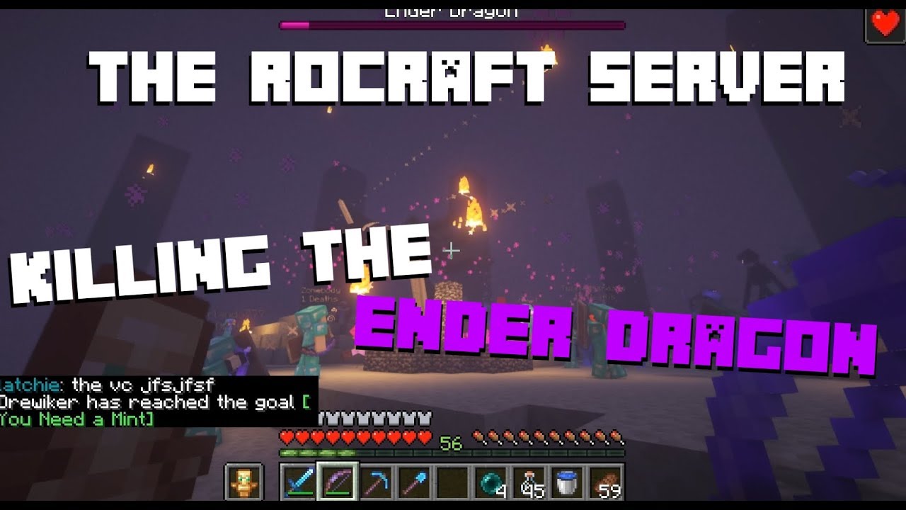 The RoCraft Server: Ender Dragon Fight - YouTube