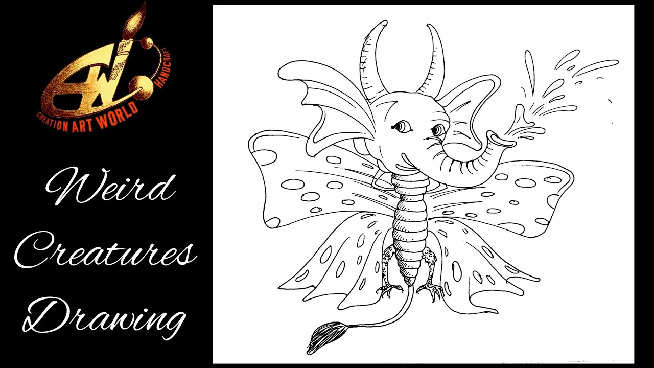 Weird Creature Drawings