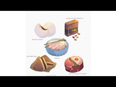 speedpaint studio ghibli foods | ibisPaintX | bunnsteria