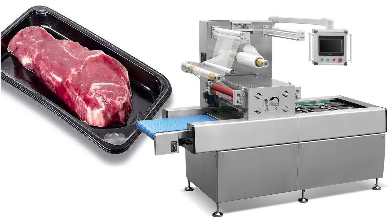 UniFresh automatic Vacuum Skin Packaging Machine for meat #meatpacking ...