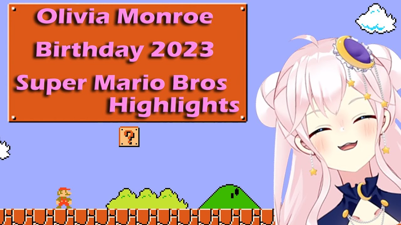 Olivia Monroe Plays Super Mario Bros. for the First Time [Stream ...