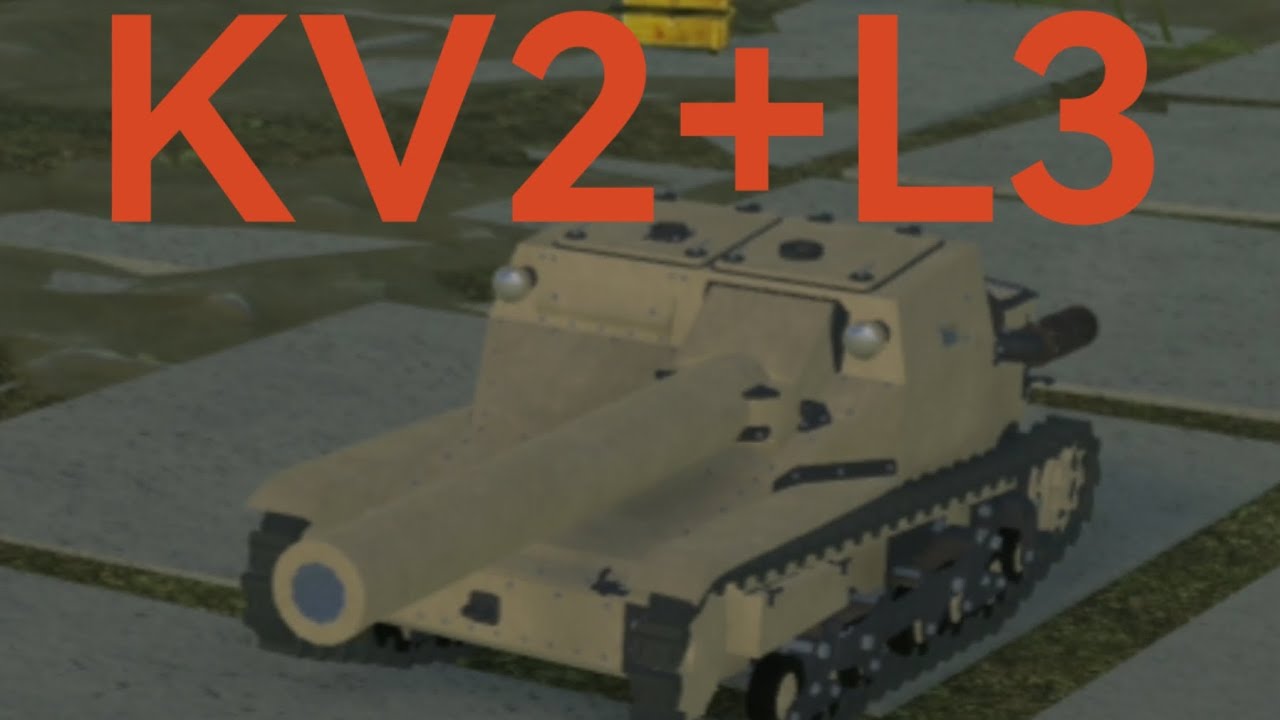 KV-2 and L-3(cursed tank simulator roblox)🤨 - YouTube