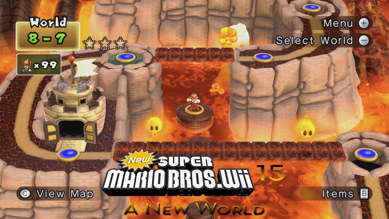 NSMBW 15 A New World #28 Walkthrough 100% - YouTube