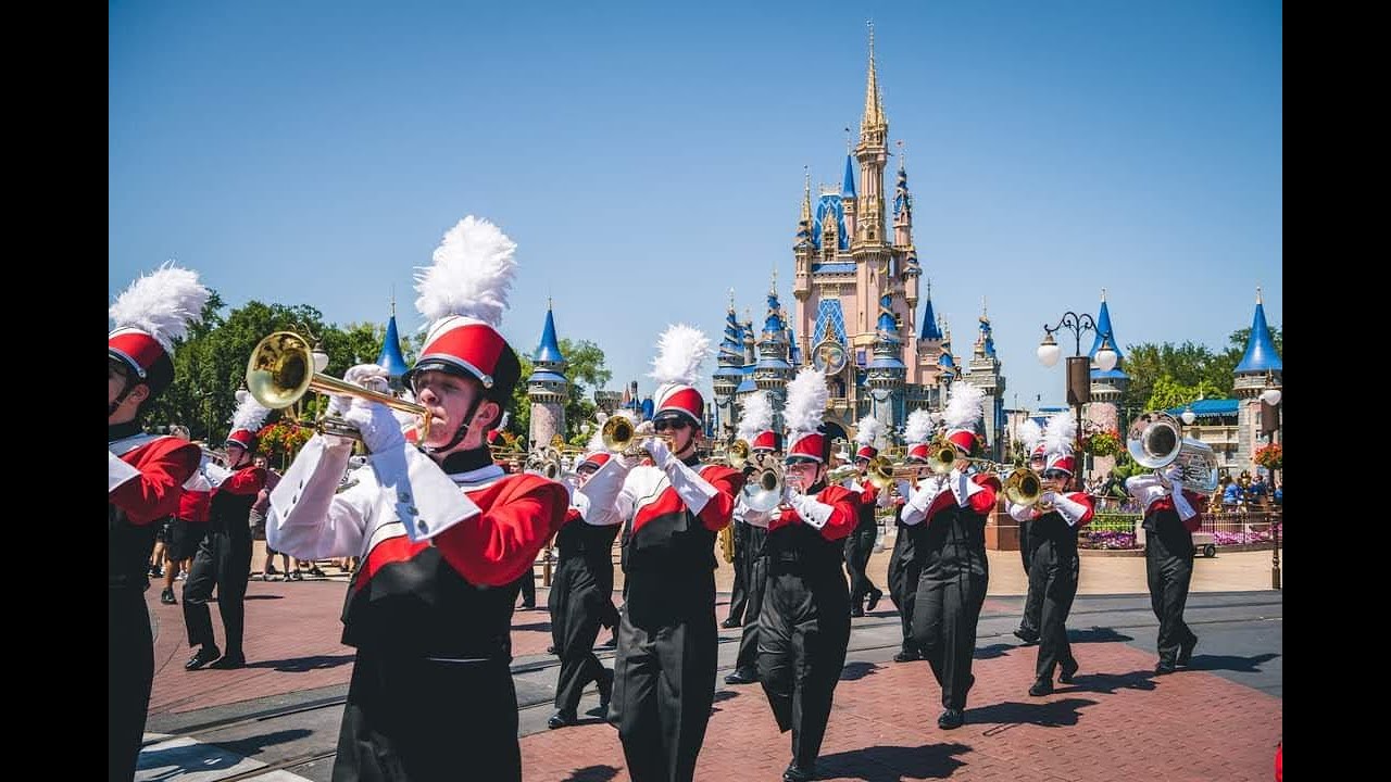 Linganore Lancer Band marches on Magic Kingdom at Walt Disney World ...