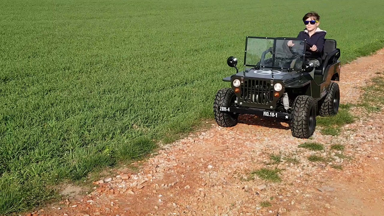 Mini Jeep Willys 150ccm ,2, - YouTube