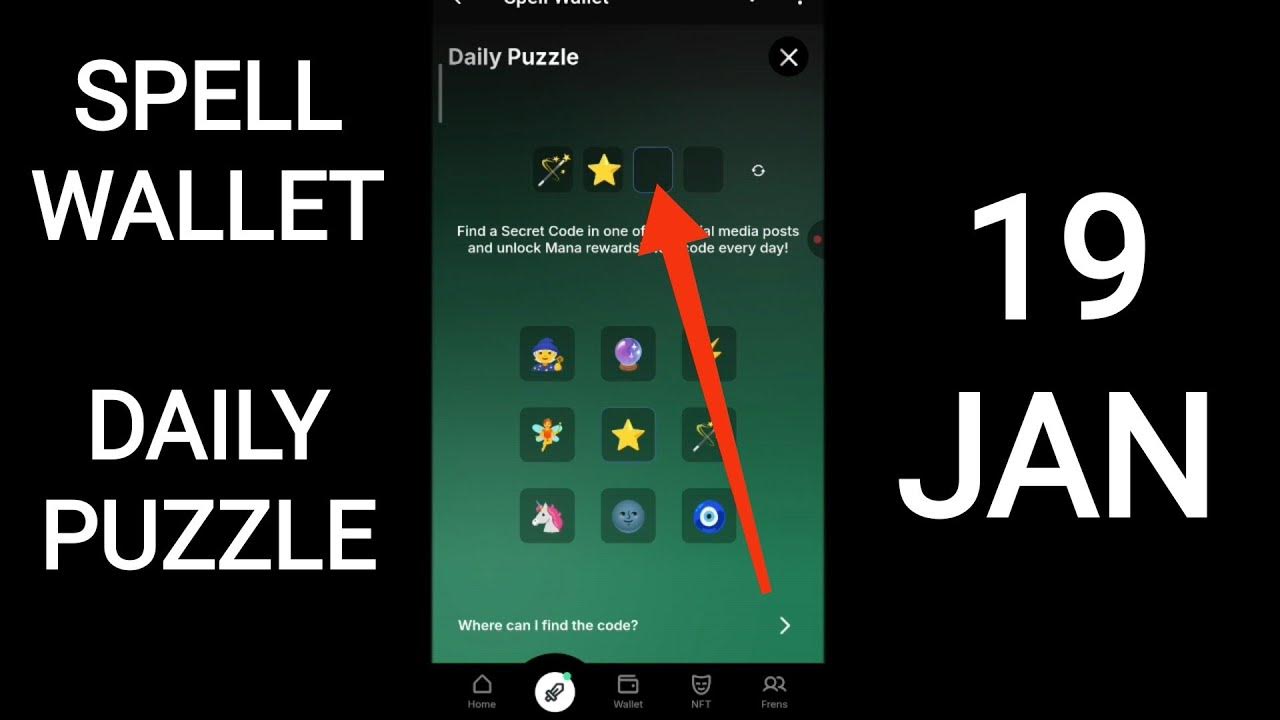 Spell Wallet Daily Puzzle 19 january | Spell Wallet Daily Combo | Spell Wallet | Agp - YouTube