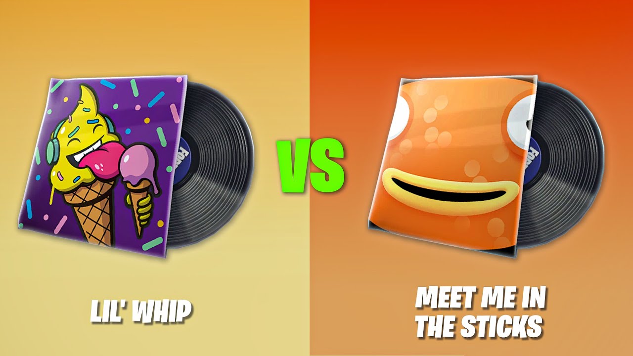 Lil' Whip vs Fishstick Music Track in Fortnite - YouTube