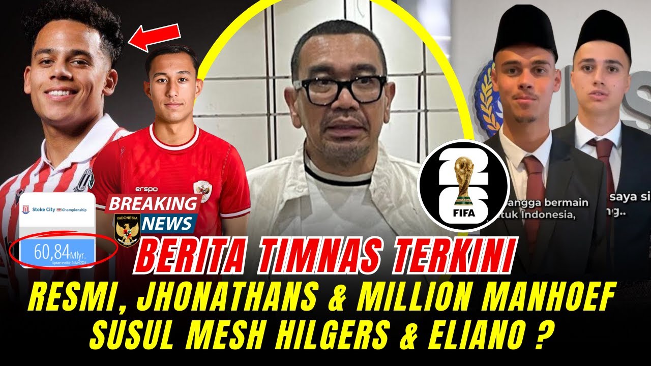 Timnas Indonesia. Miliano Jhonathans, Manhoef Susul Mees Hilgers ...