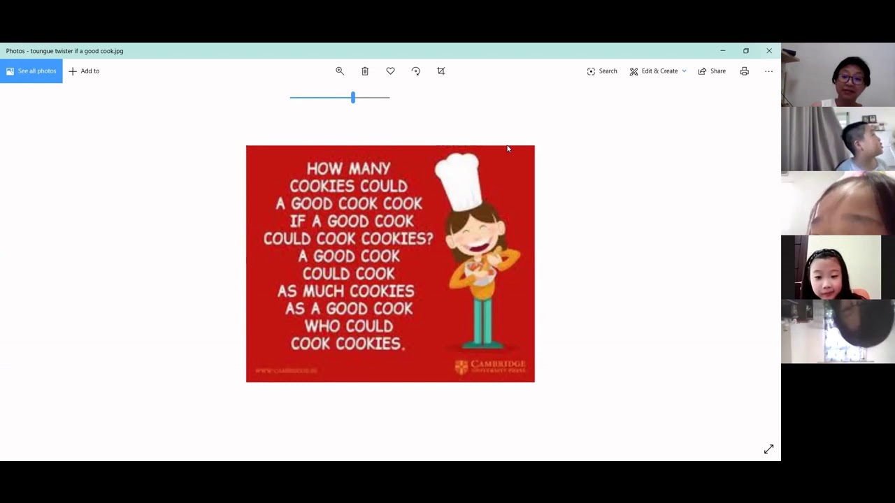 Tongue Twister A Good Cook Went Comical - YouTube