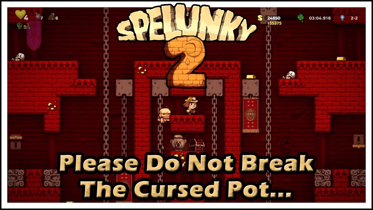 Spelunky 2 [Day 16]: Please Do Not Break The Cursed Pot... - YouTube