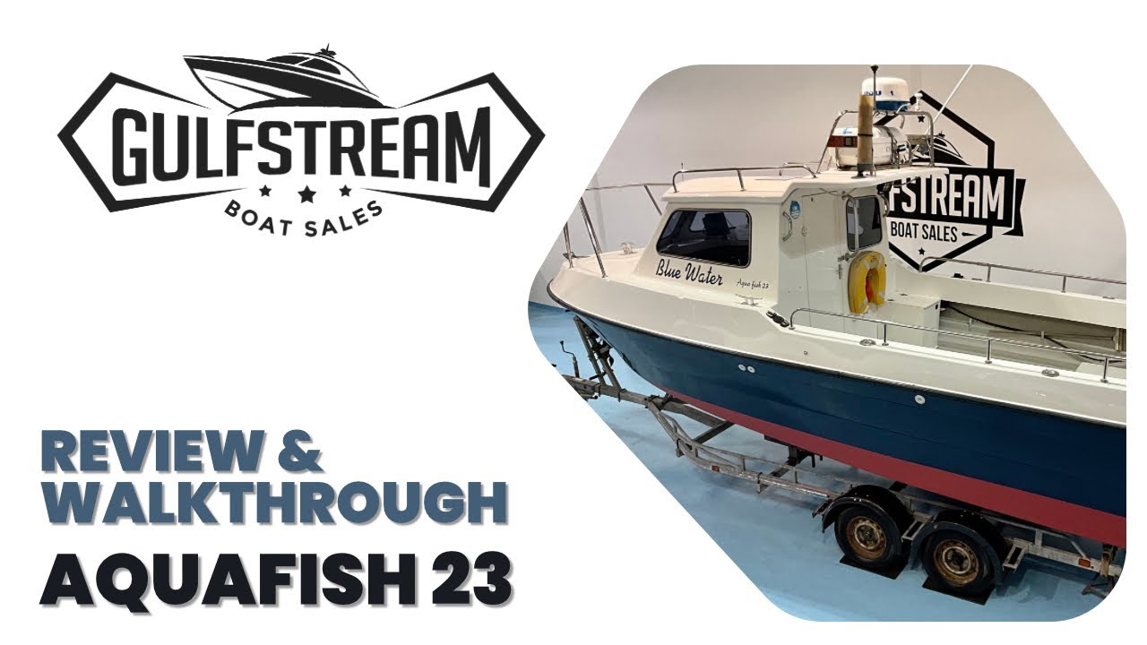 Aquafish 23 with MerCruiser 2.8L Diesel 165HP Bravo III — Review ...