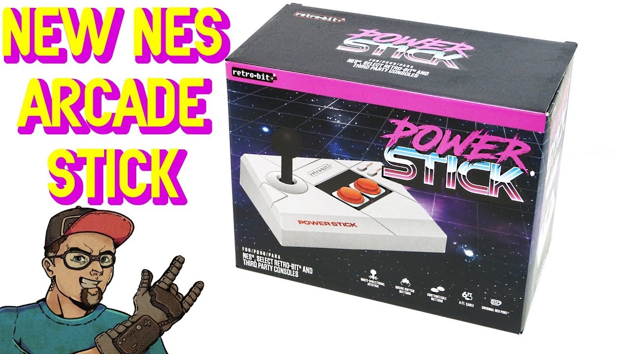 Retro-Bit Power Stick Review - New NES Arcade Controller - YouTube