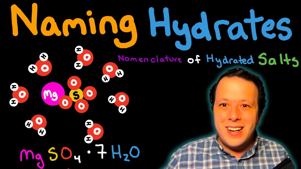 How to Name Hydrates: Exam and HW Examples of Nomenclature of Hydrated ...