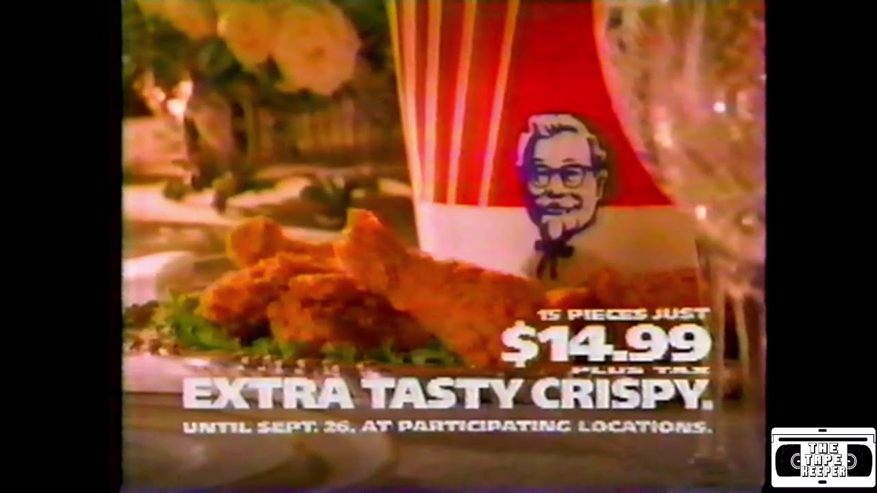 KFC Extra Tasty Crispy Commercial - 1993 - YouTube