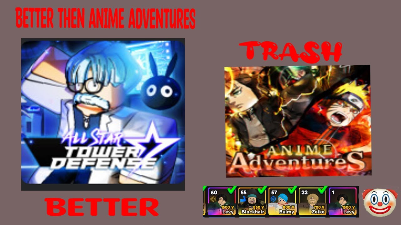 Astd is better then Anime Adventures - YouTube
