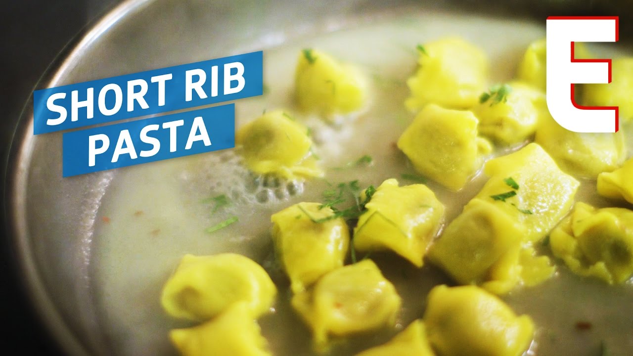 Handmade Short Rib Agnolotti From NYC’s Scarpetta — Snack Break - YouTube
