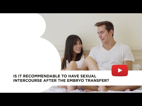 Sexual intercourse after embryo transfer