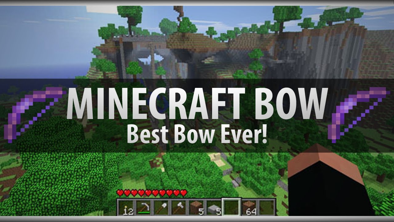 Minecraft - Best Bow In The Game! (Vanilla Minecraft, Outdated) - YouTube