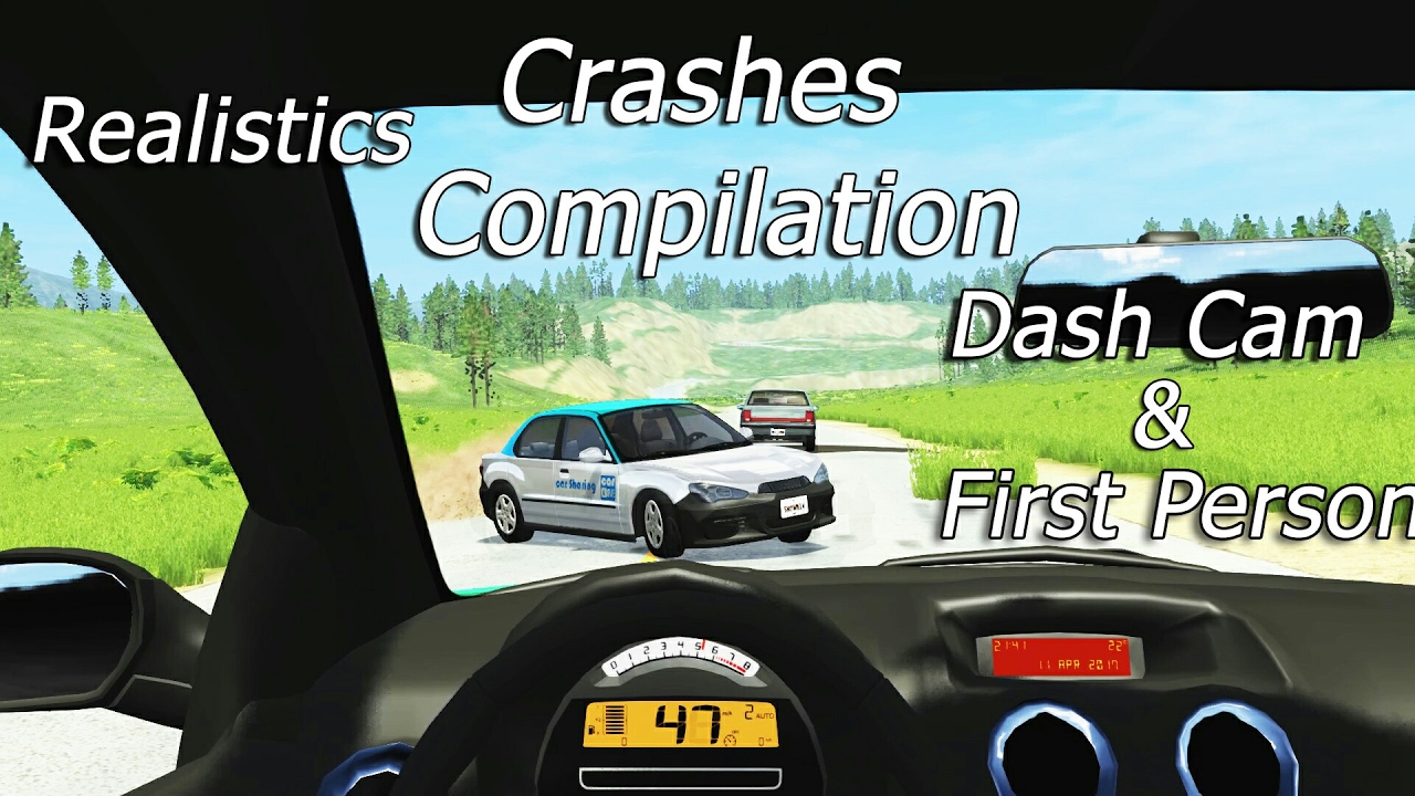 Realistic First Person & Dash Cam Crashes - BeamNG.TV - YouTube