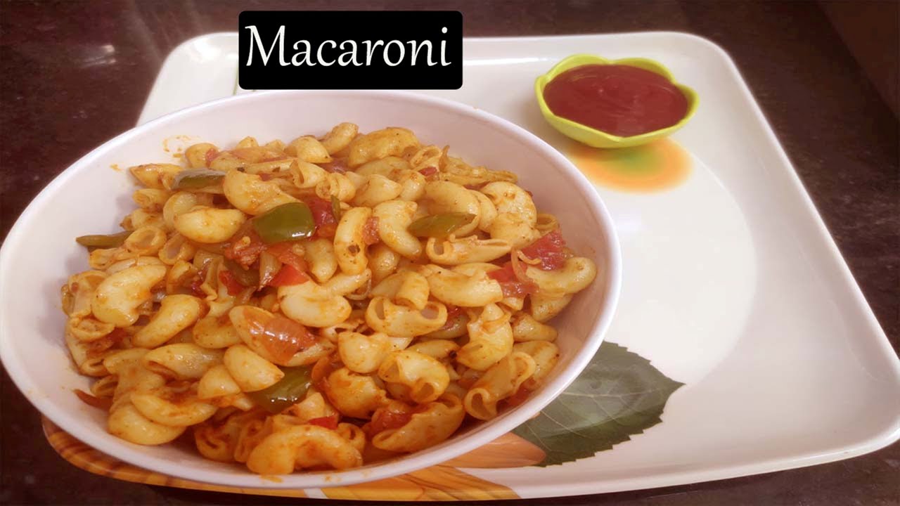 Veg Macaroni Recipe I Indian Style Macaroni Pasta Recipe I Lunch Box ...