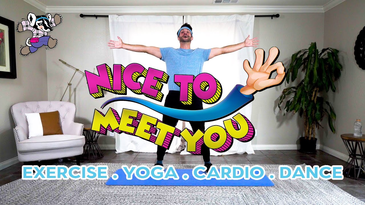 Bert Badger Move a Long | NICE TO MEET YOU | Exercise Fun for kids ...
