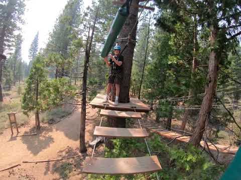 Zip Lining in Tahoe - YouTube