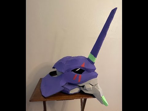 Unit 01 Helmet Made of Foam (Painted version)! - YouTube