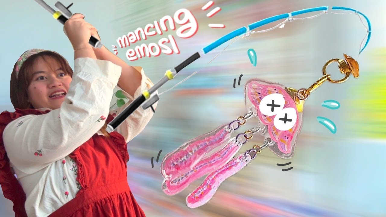 MANCING OBOR-OBOR IKAN LELE - Shrink paper DIY - YouTube