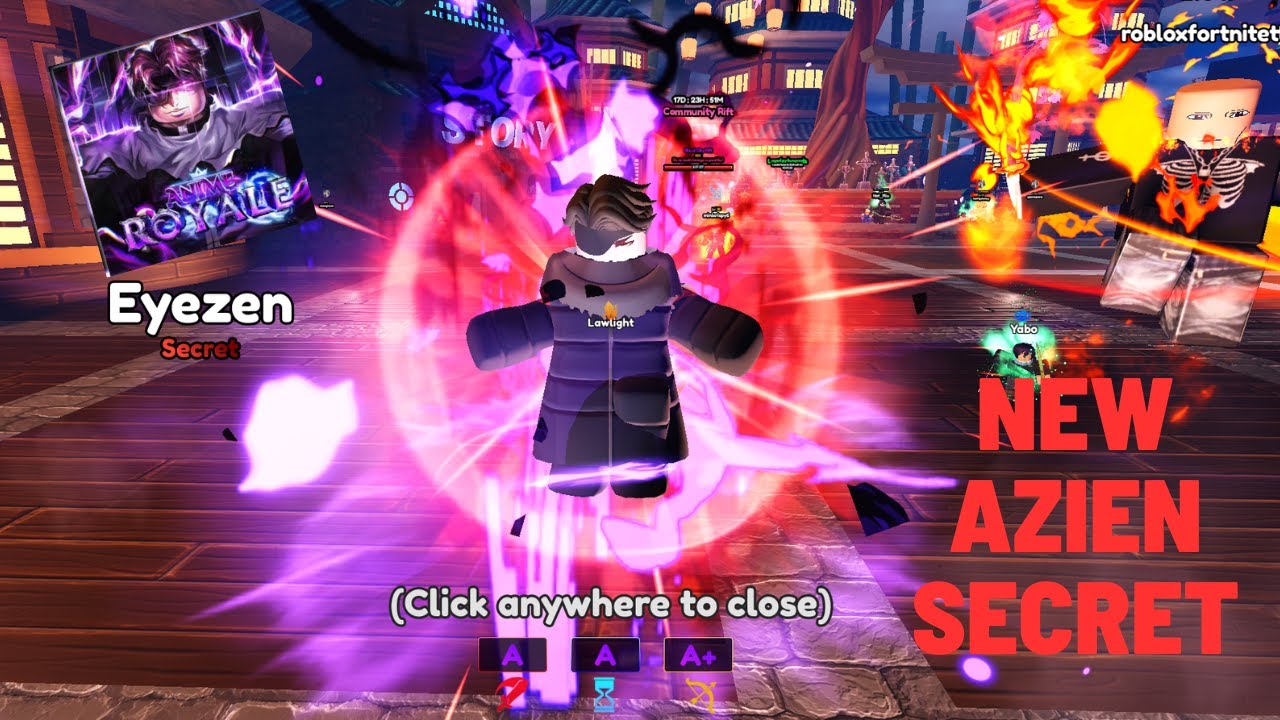 NEW AZIEN SECRET SHOWCASE(ANIME ROYALE) - YouTube
