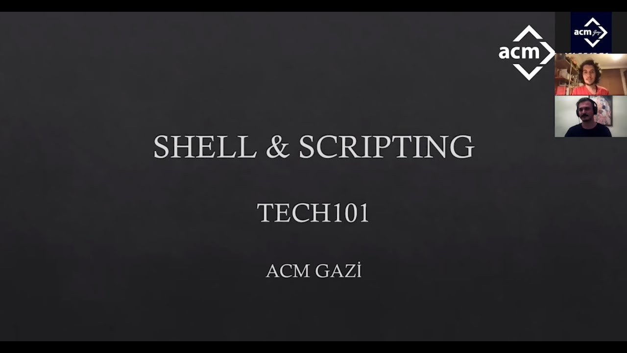 Temel Linux Ve Shell Scripting EĞİtİmİ Acm Gazİ Youtube