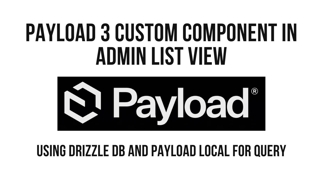 Quick Payload 3 Custom Component Example - YouTube