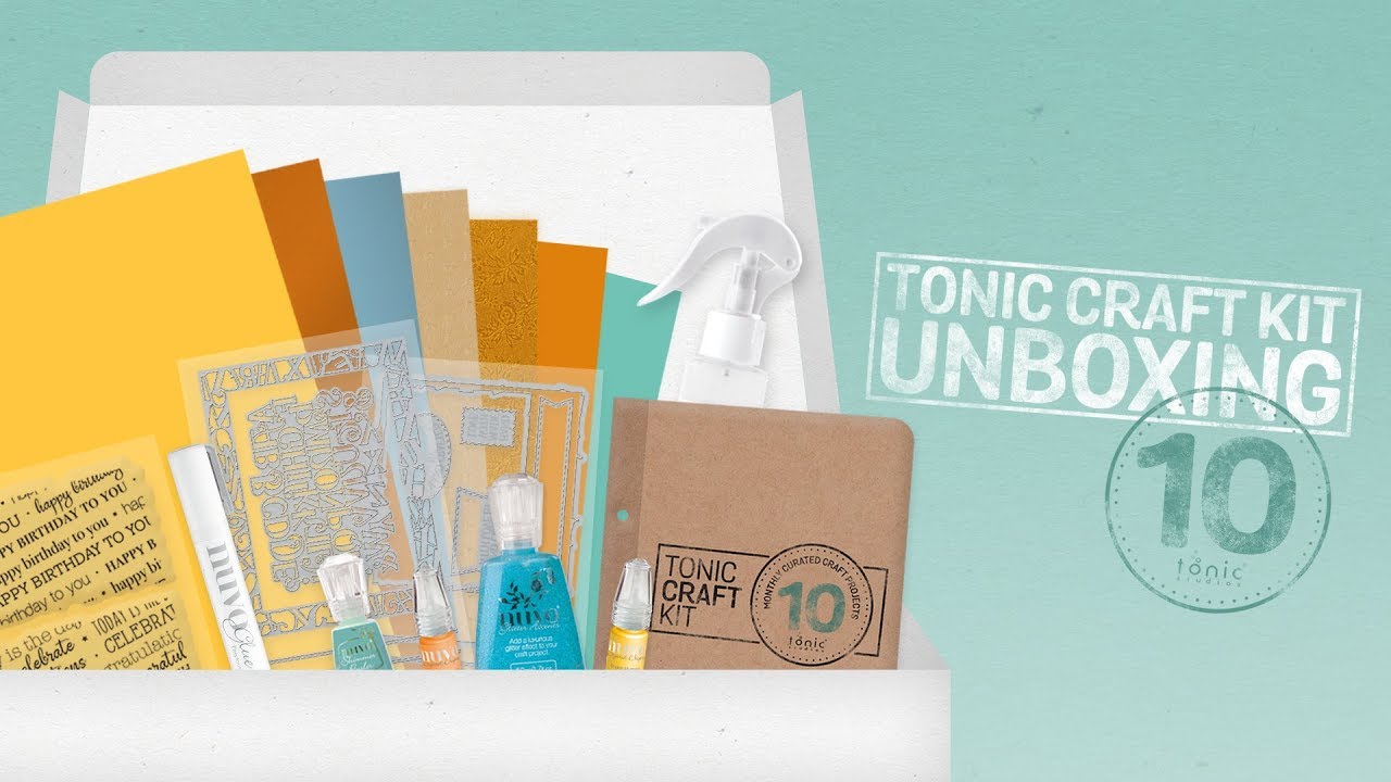 Tonic Live Unboxing - Tonic Craft Kit 10 - YouTube