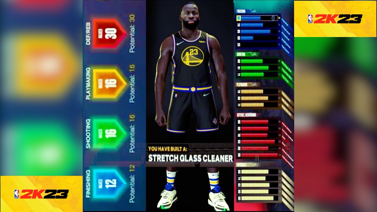 Best 2-Way Playmaking Stretch Glass Cleaner | NBA 2K23 - HOF Rebound ...