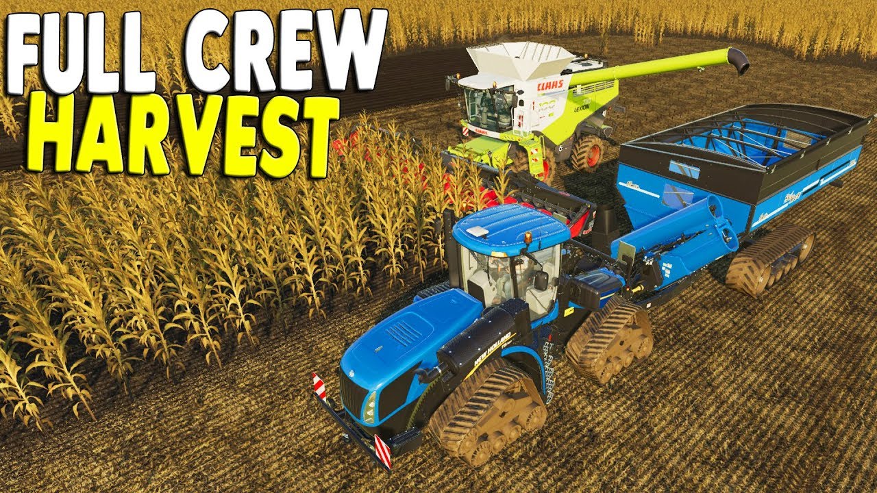BIGGEST $ HARVEST ON NEW MAP MOD | Farming Simulator 19 Multiplayer ...