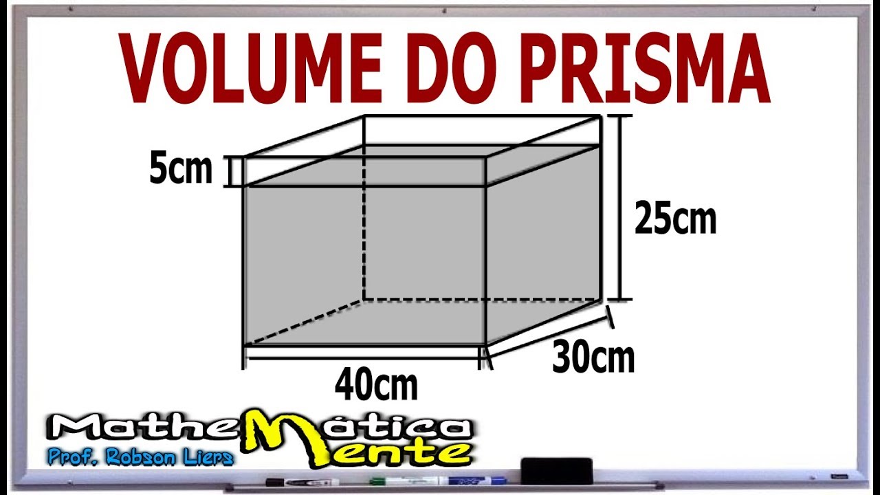 VOLUME DO PRISMA | ENEM 2017 PASSO A PASSO (QUESTÃO 2016) - YouTube