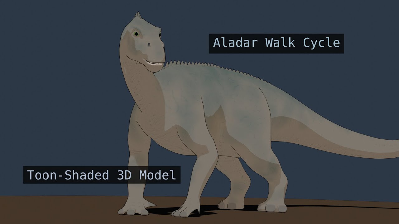Aladar Walk Cycle | Blender 3D Animation - YouTube