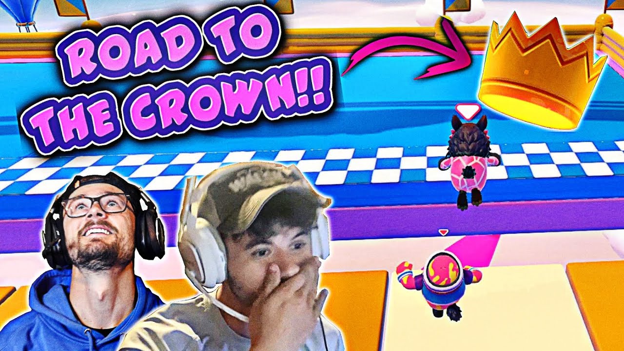 CAN WE ALL WIN THE CROWN!?!?...FALL GUYS EDITION!! - YouTube