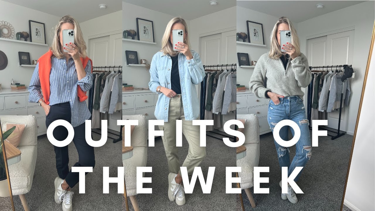 Casual & Realistic | Mom Friendly | OUTFITS OF THE WEEK - YouTube