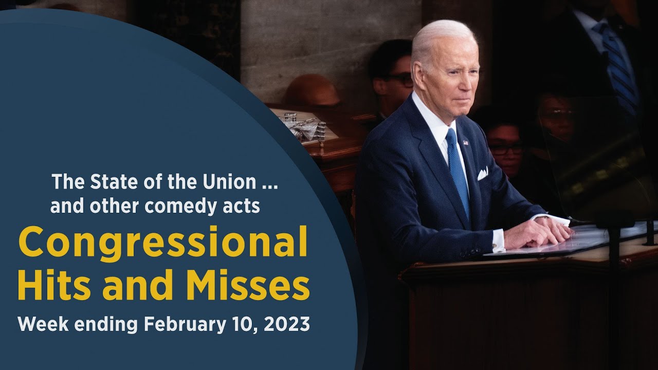 The State of the Union … and other comedy acts — Congressional Hits and Misses - YouTube