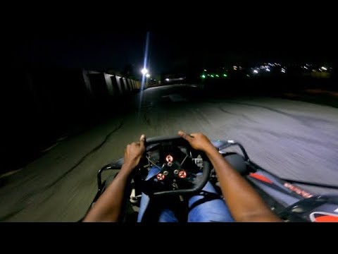 Pro Go-Karting at Night - Wild Race! - YouTube