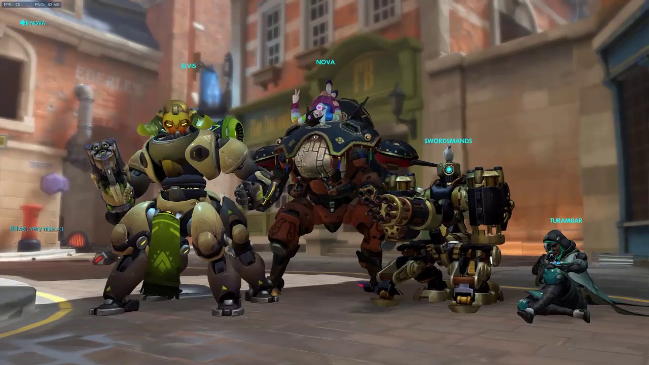 SURROUNDED BY MECHS | Overwatch Uprising all heroes w/friends - YouTube