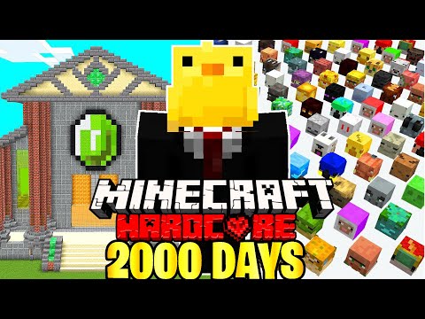 I Survived 2000 Days in Minecraft Hardcore [FULL MOVIE] | Minecraft ...