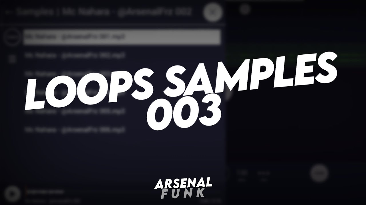 PACK LOOPS SAMPLES 003 (Conteúdo Para DJs) - YouTube